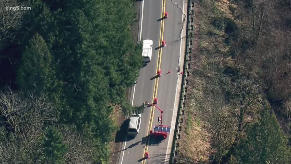 SR 203 to close this weekend to assess cause of cracking | king5.com