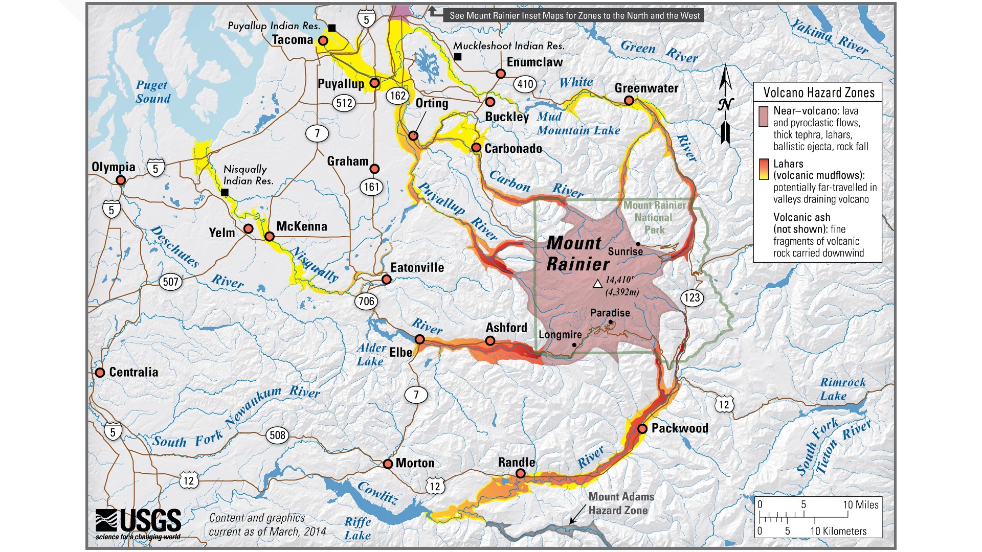 Pierce County issues survey on lahar, Mount Rainier eruption | king5.com