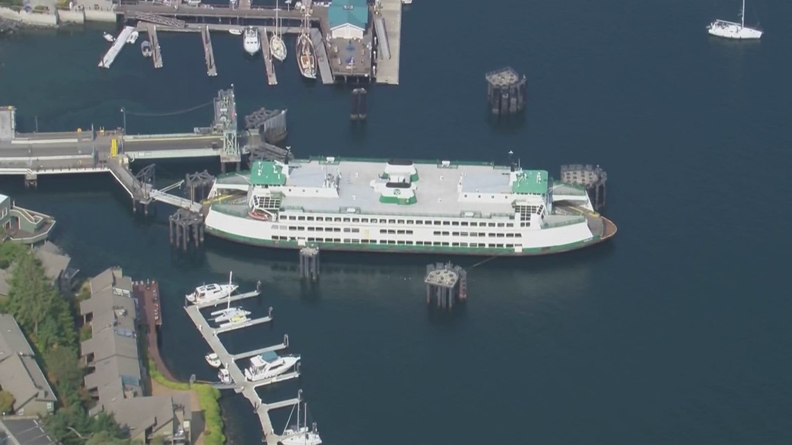 Ferry damaged after running aground, service to resume Tuesday | king5.com