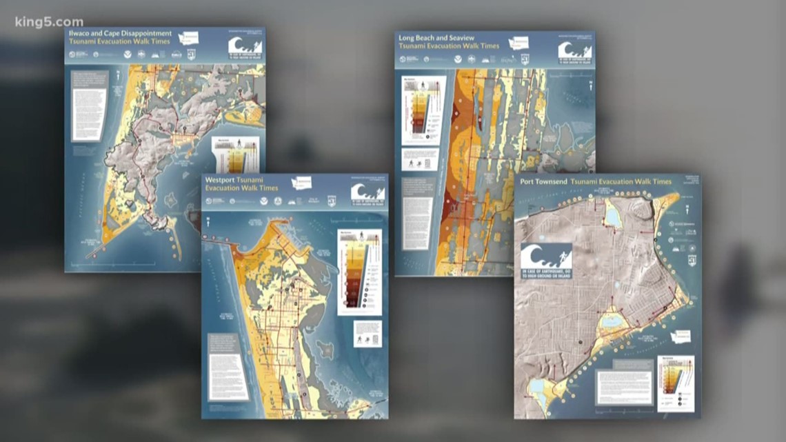 New tsunami evacuation maps released for the northwest | king5.com