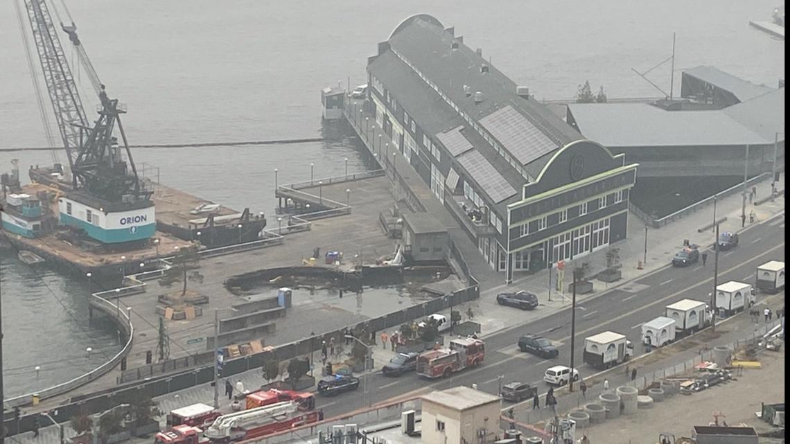 Two construction workers injured when Seattle's Pier 58 partially ...