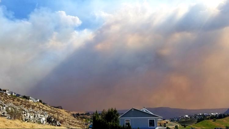 Brush fire brought down power lines in Sumner as winds fueled fires ...