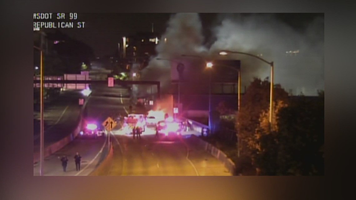 BREAKING: Fiery car crash closes all northbound lanes of SR 99 after ...