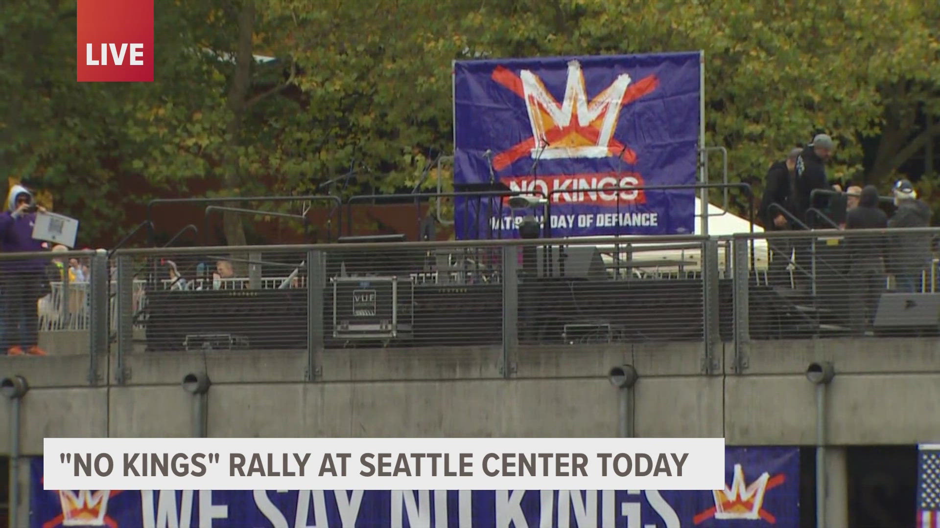 No Kings protests starting in Seattle with speeches, rally | king5.com