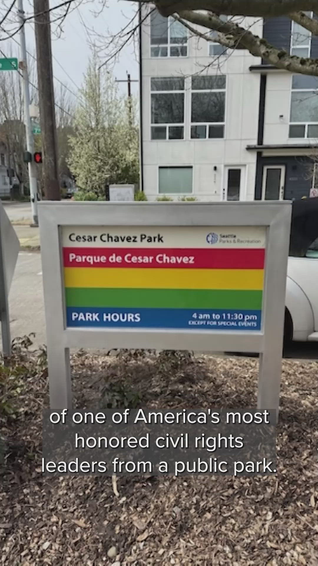 Seattle removes Cesar Chavez's name from park | king5.com