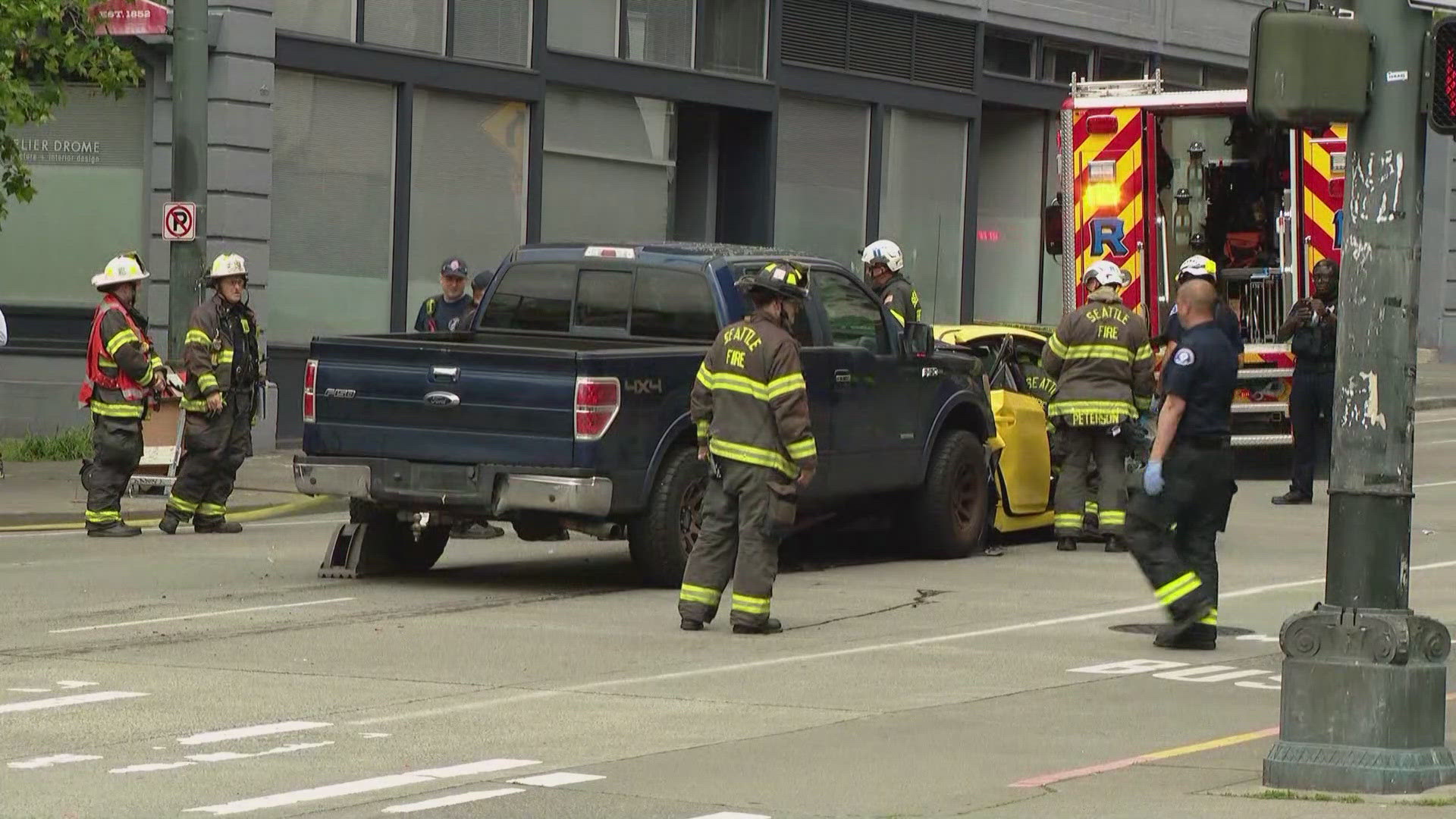 1 killed, several others injured in downtown Seattle crash | king5.com