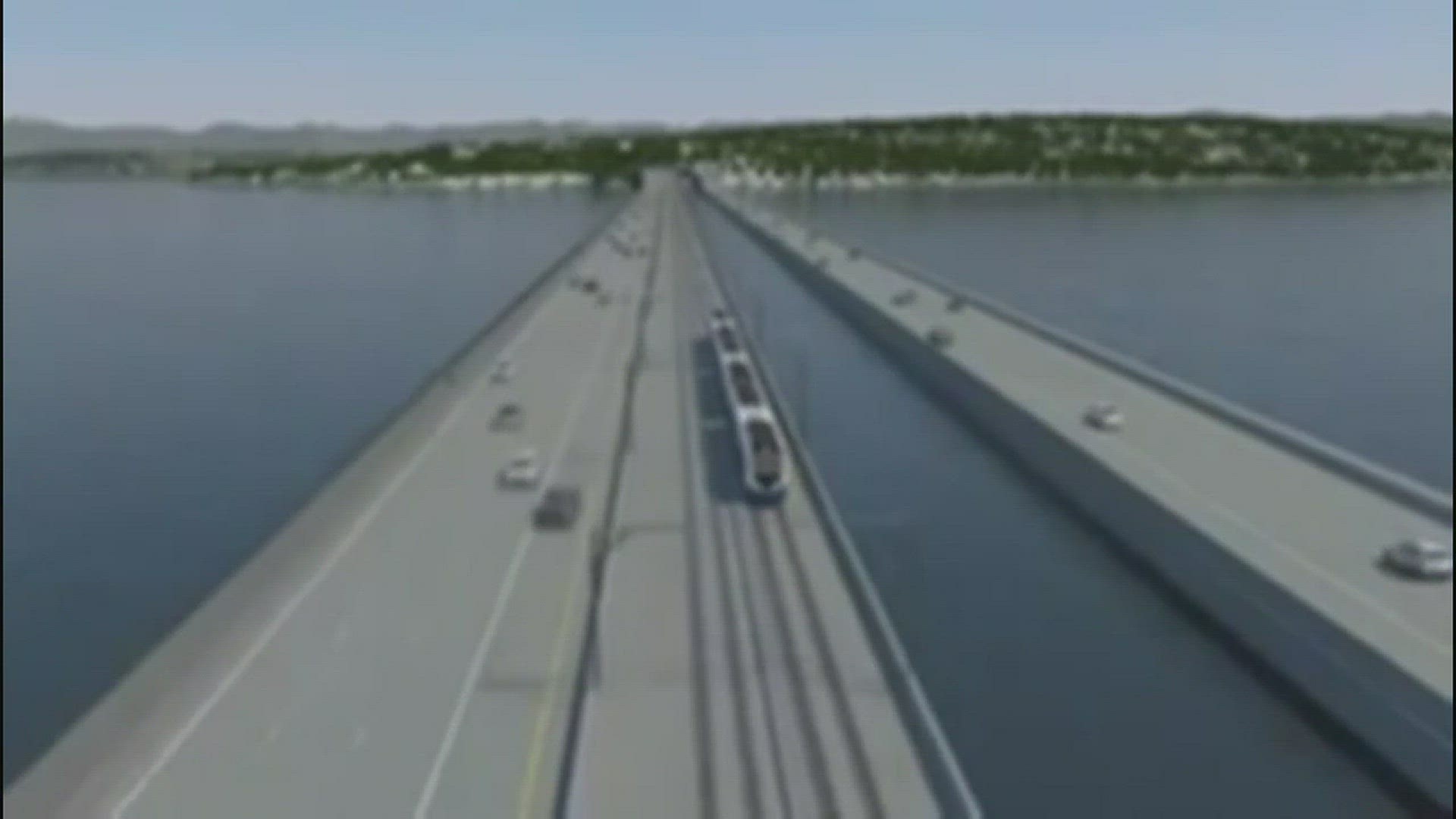 Light rail needs $225 million more to cross I-90 bridge | king5.com
