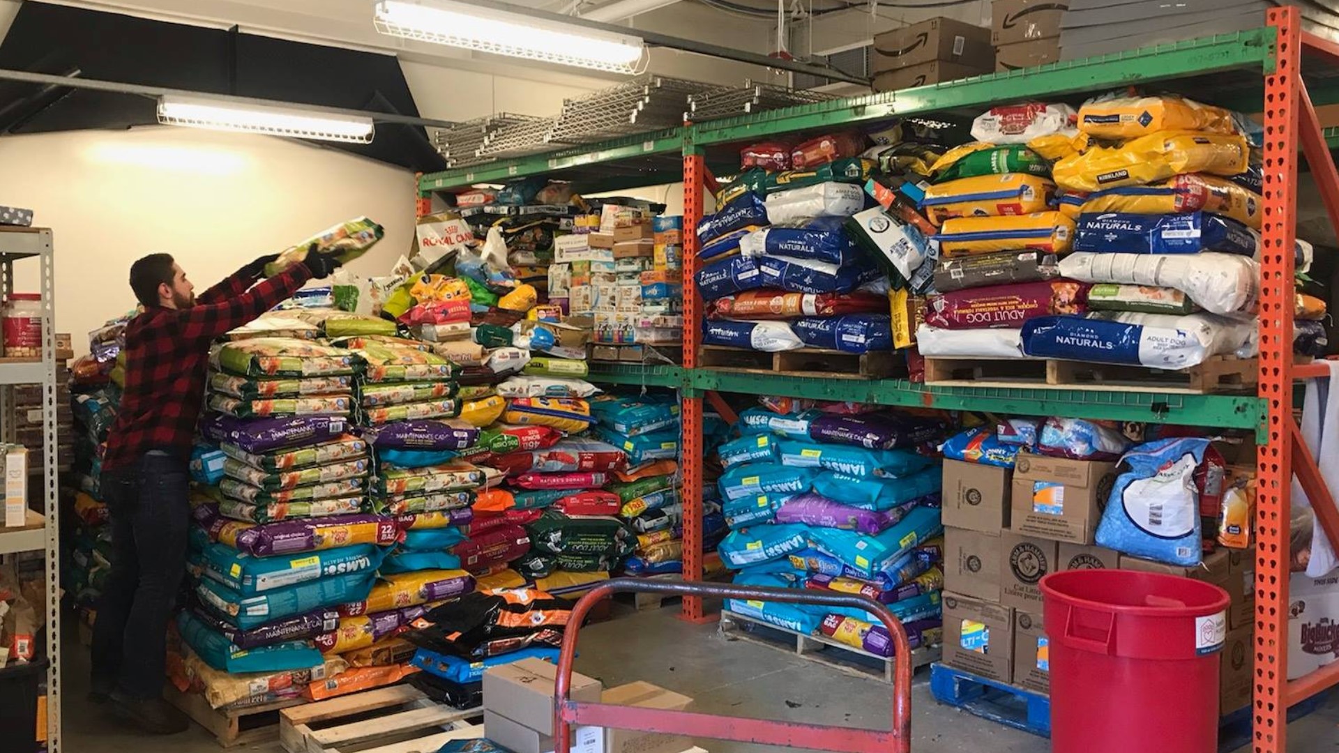 Community donates thousands of pounds of pet food to Seattle Humane ...