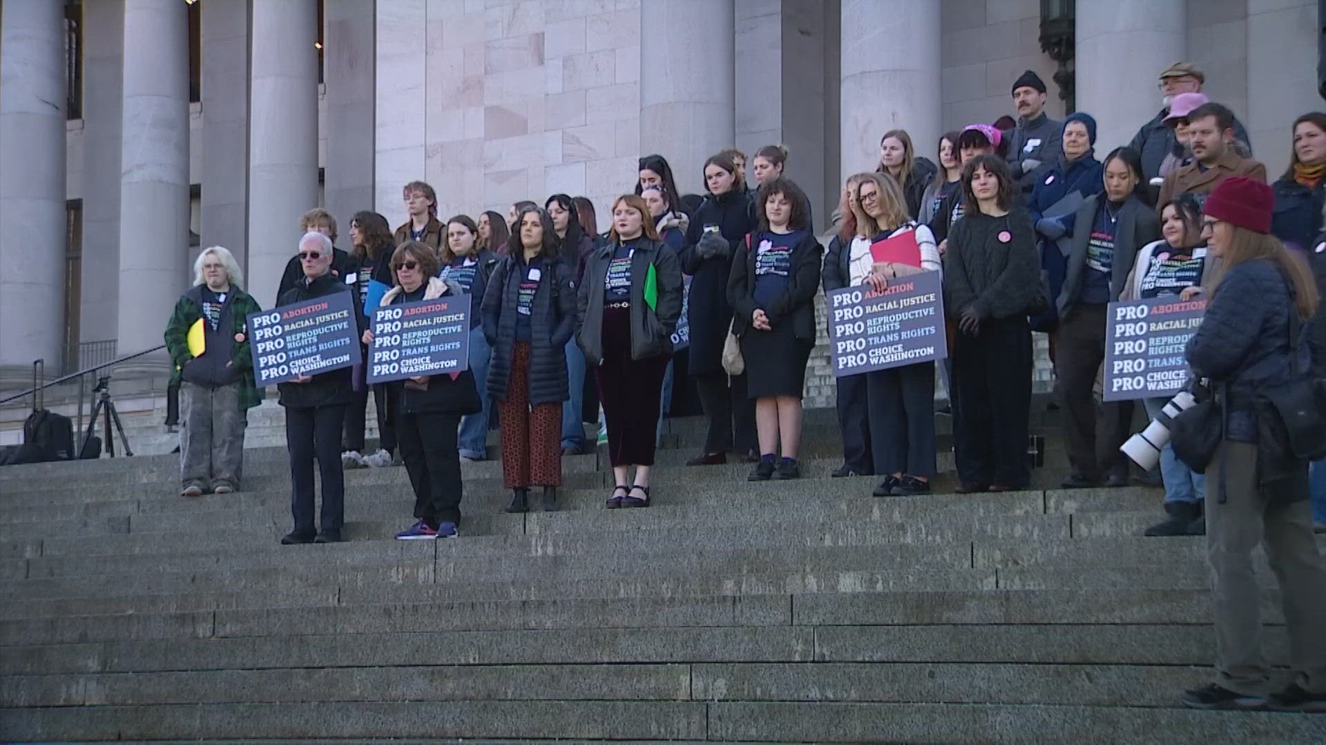 Pro-choice advocates rally in Washington, push for reproductive rights ...