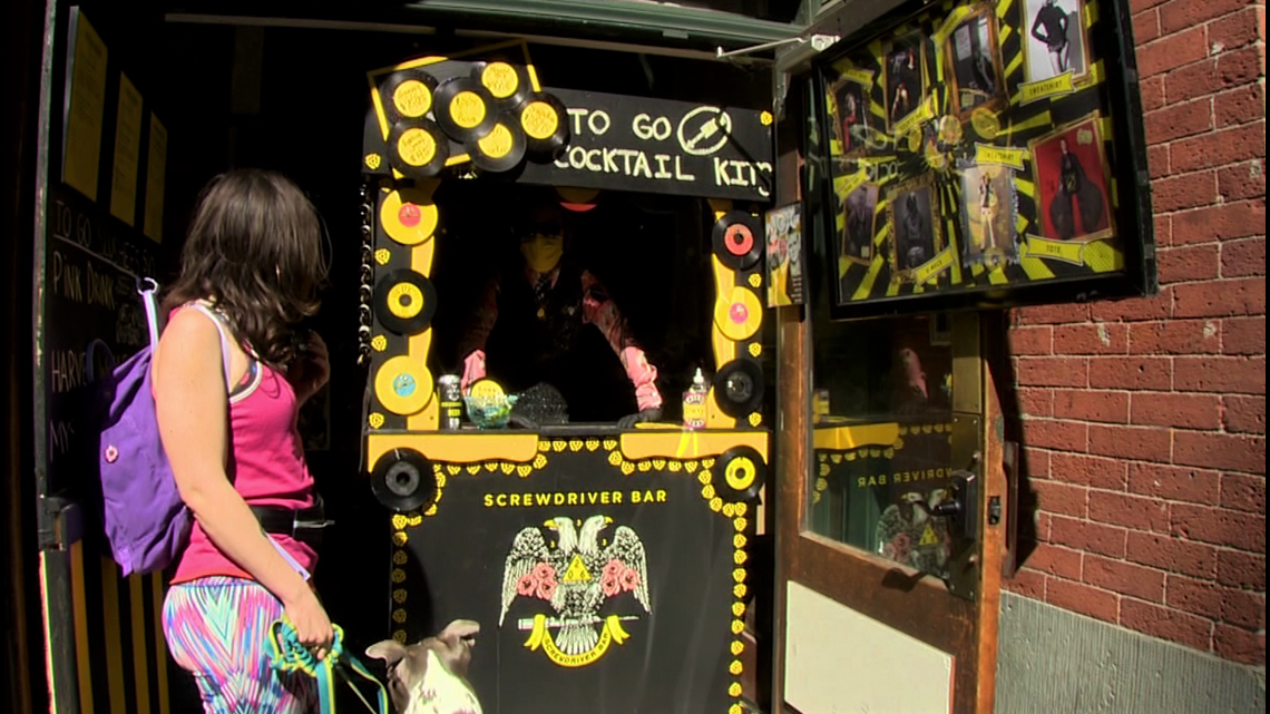 Belltown bar opens boozy lemonade stand for mixed drinks to-go | king5.com