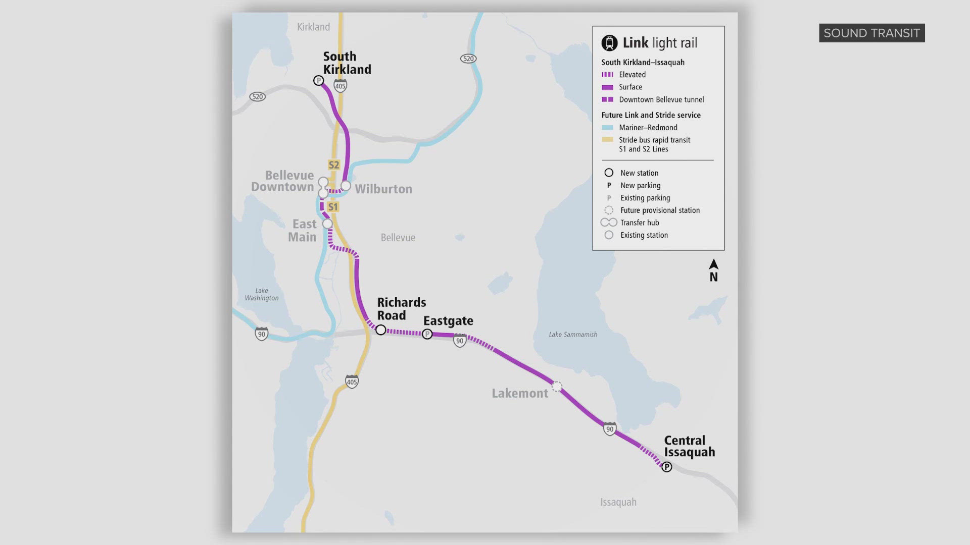 Issaquah moves forward with light rail planning | king5.com