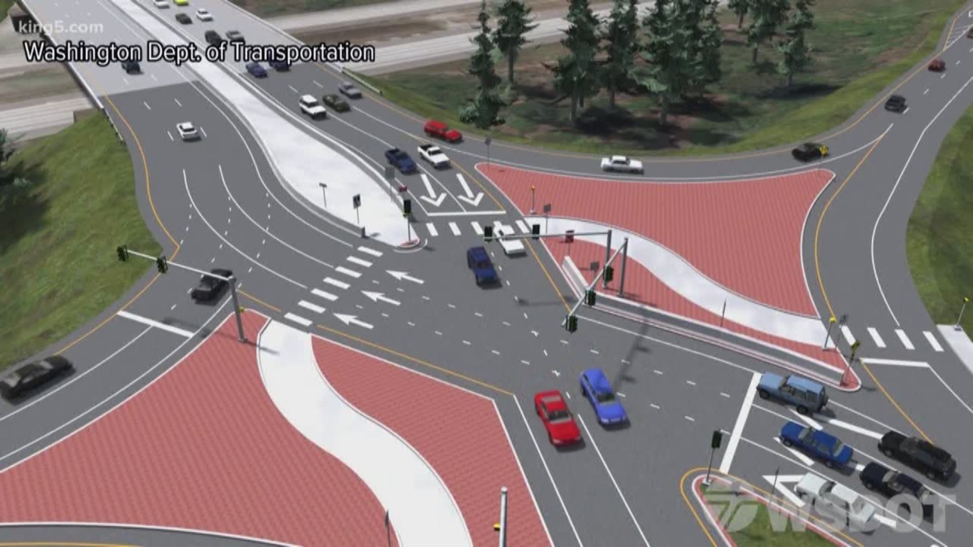 New I-5 overpass design coming to Lacey | king5.com