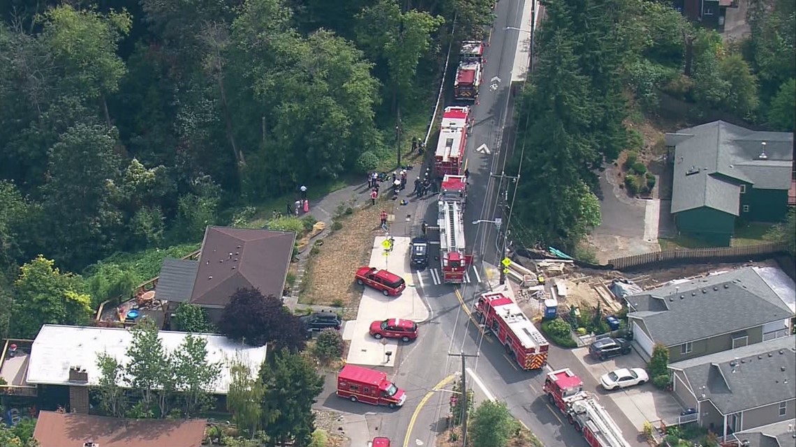 Man rescued after falling down ravine in West Seattle | king5.com