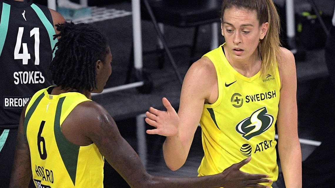 Stewart scores 21, Storm stay atop WNBA standings | king5.com