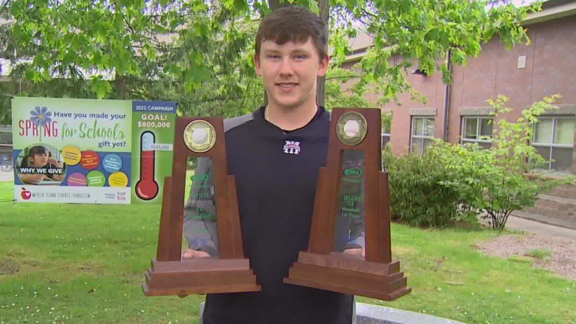 Mercer Island's Evan Otte wins 2 state titles in 4 days | king5.com