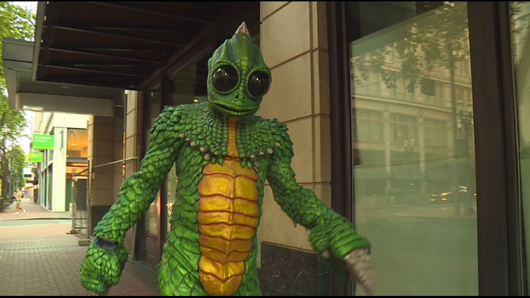 The Sleestak makes a comeback in Portland | king5.com