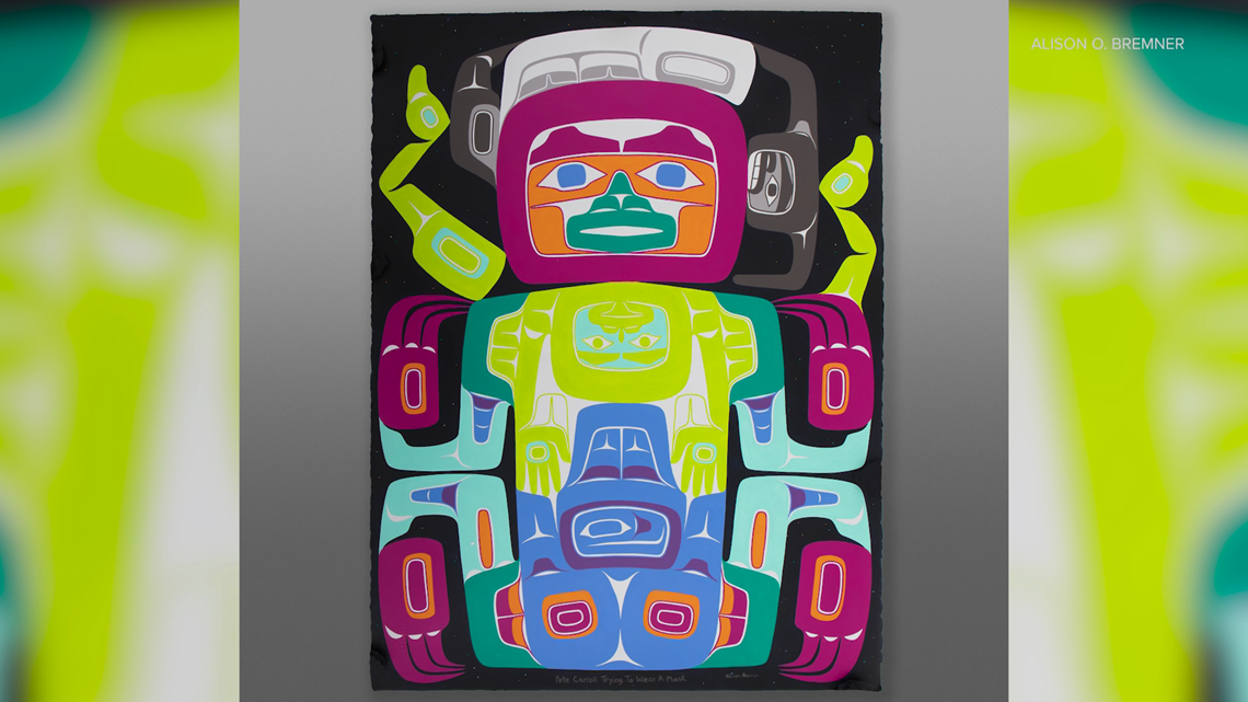 Tlingit Tribe art with a humorous twist | king5.com