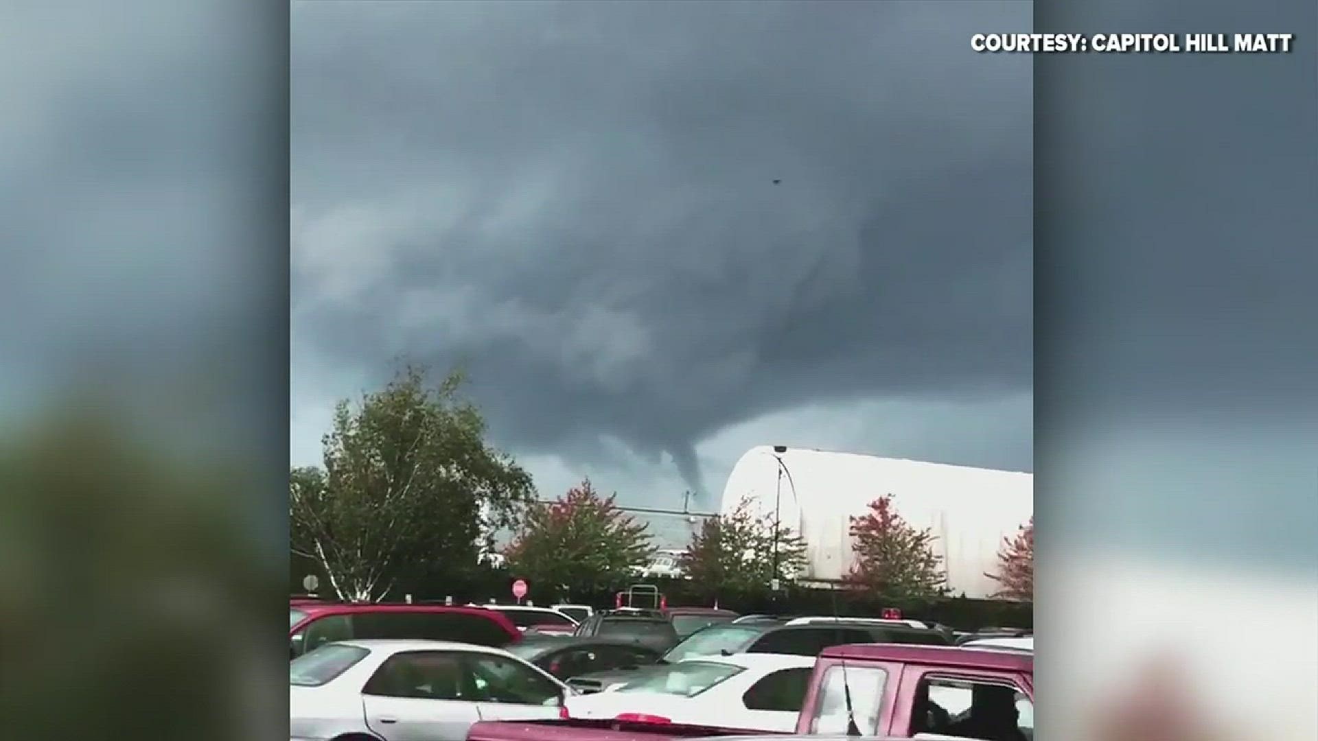 Funnel cloud spotted in Seattle's Ballard neighborhood | king5.com