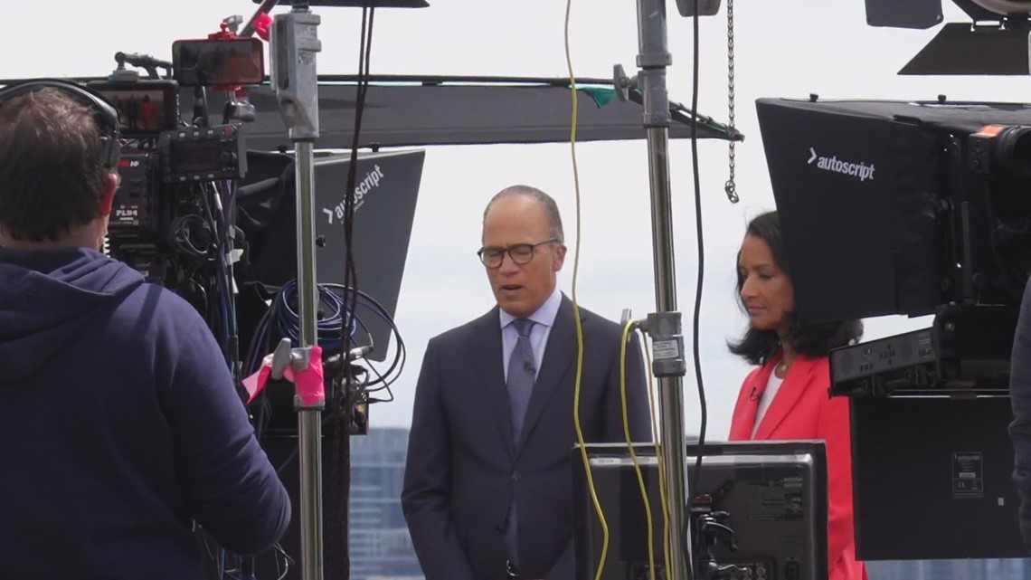 Behind the scenes: How NBC Nightly News' Lester Holt broadcasted in ...