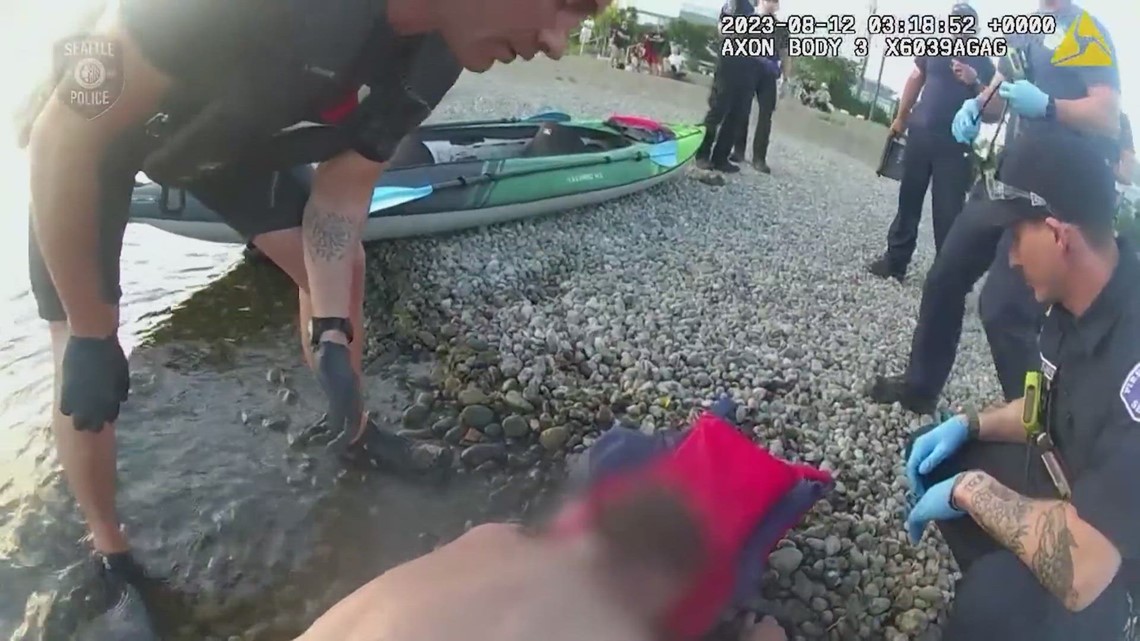 First responders rescue man who nearly drowned at Lake Union | king5.com