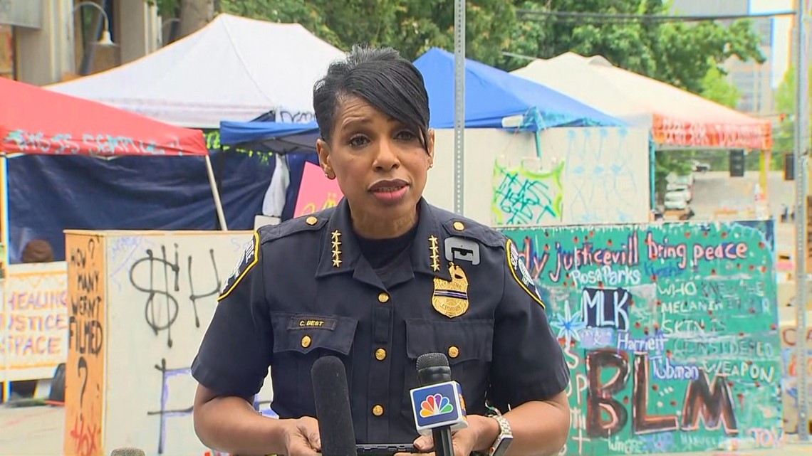 Seattle Police Chief Carmen Best gives update on CHOP shooting | king5.com