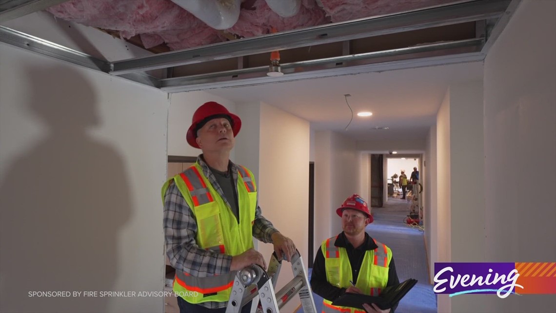 Jim gets a lesson on how fire sprinklers can save lives and property ...