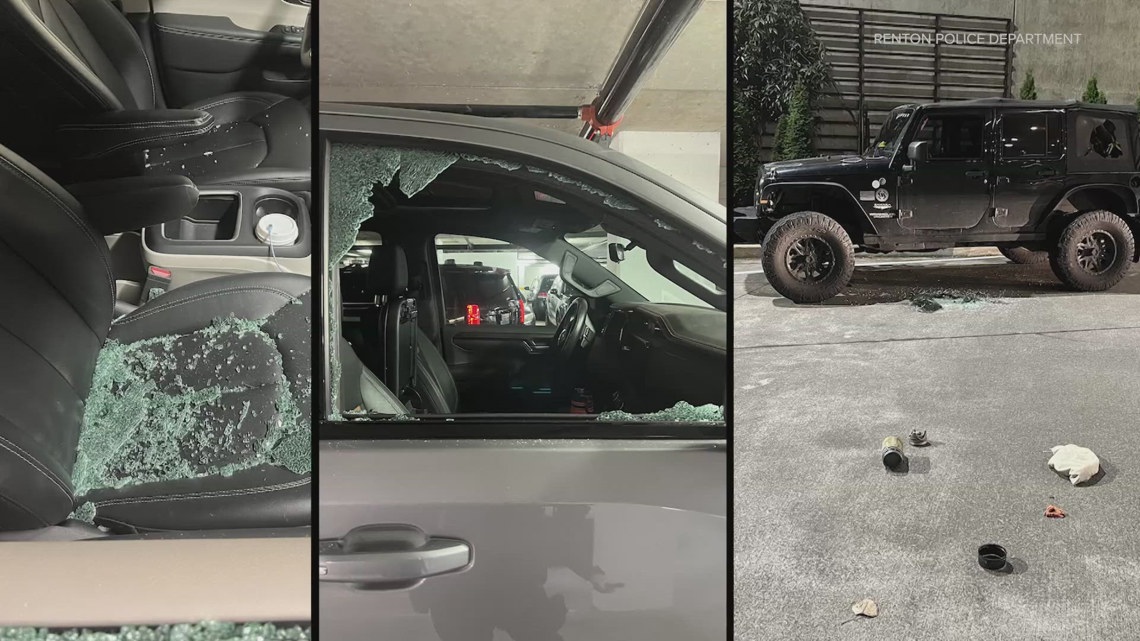 Over 60 cars broken into in Renton, at least 4 guns missing | king5.com