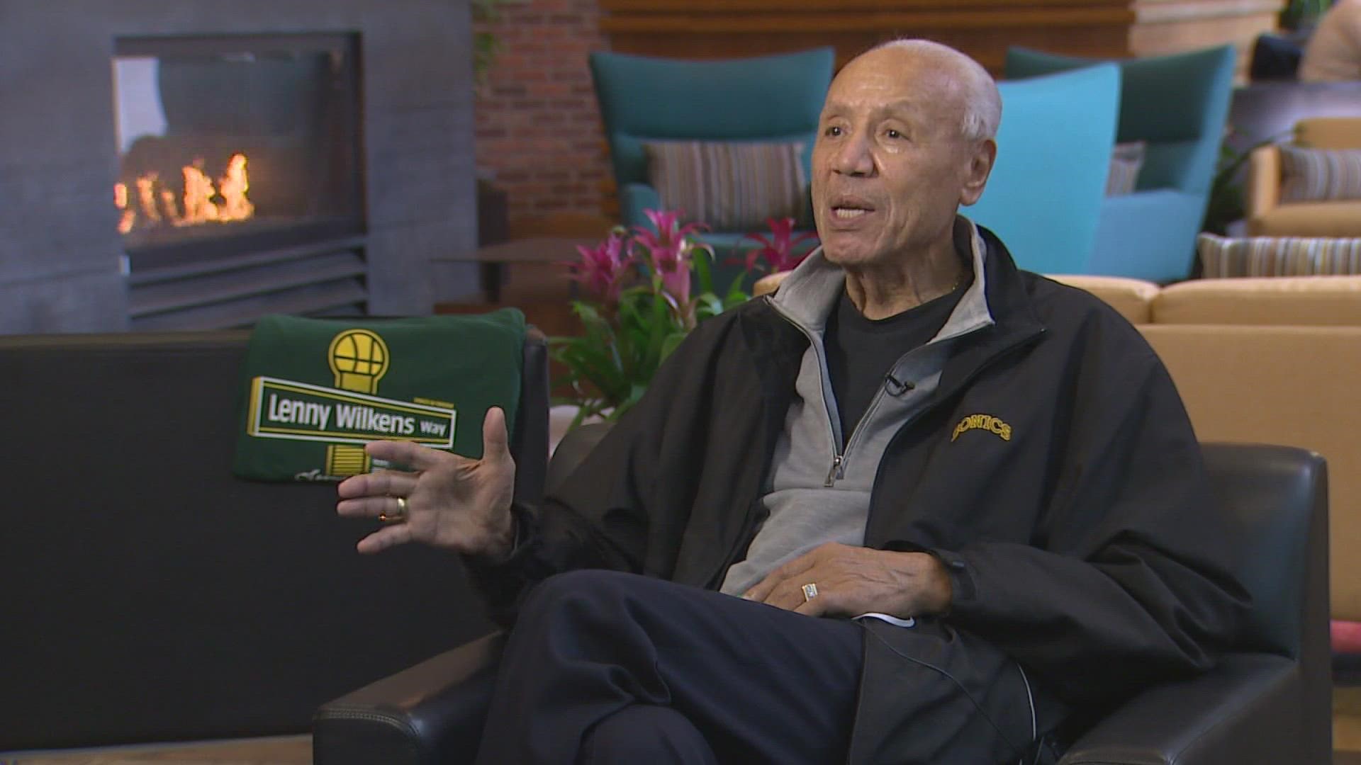 Lenny Wilkens honored with street naming | king5.com