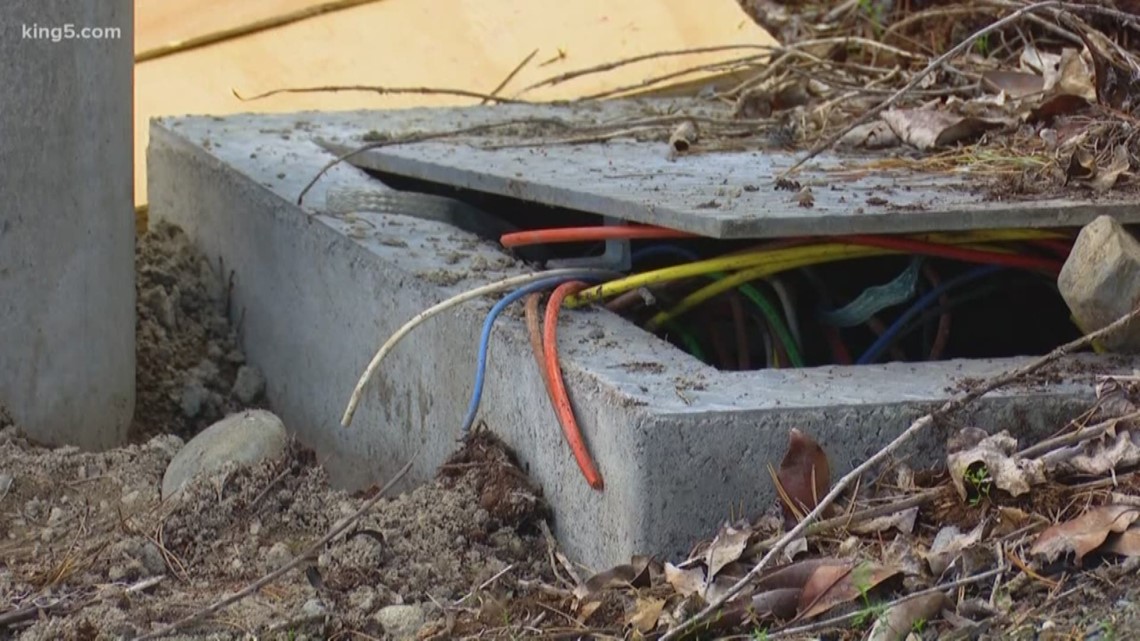 Thieves steal copper wiring from light poles at Edmonds School District ...