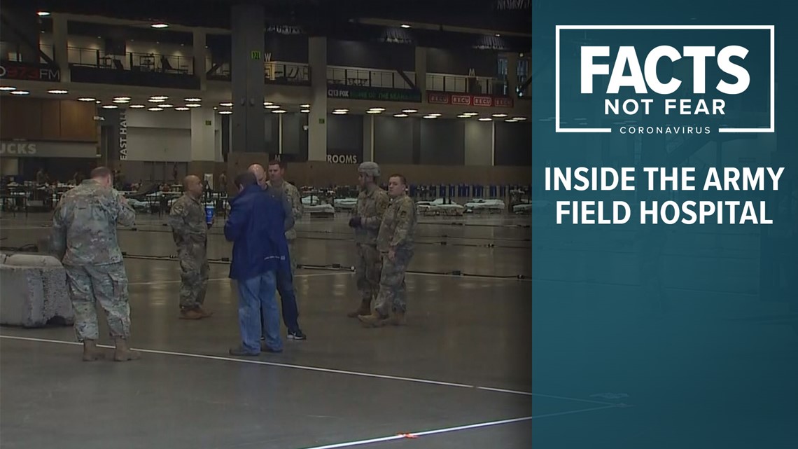 Field hospital tour at Century Link Field | king5.com