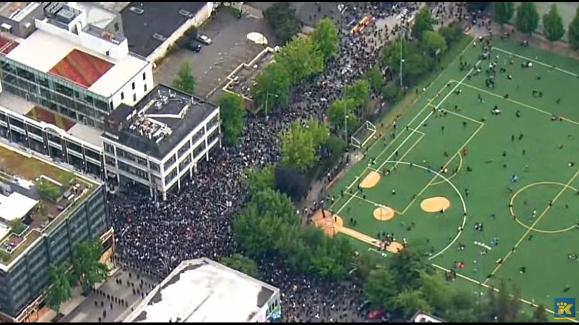 Seattle protests continue for 5th night after death of George Floyd ...