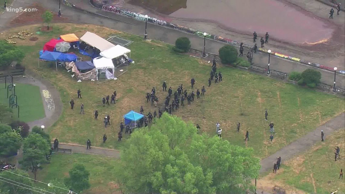 Andre Taylor on CHOP, Seattle police retaking East Precinct | king5.com