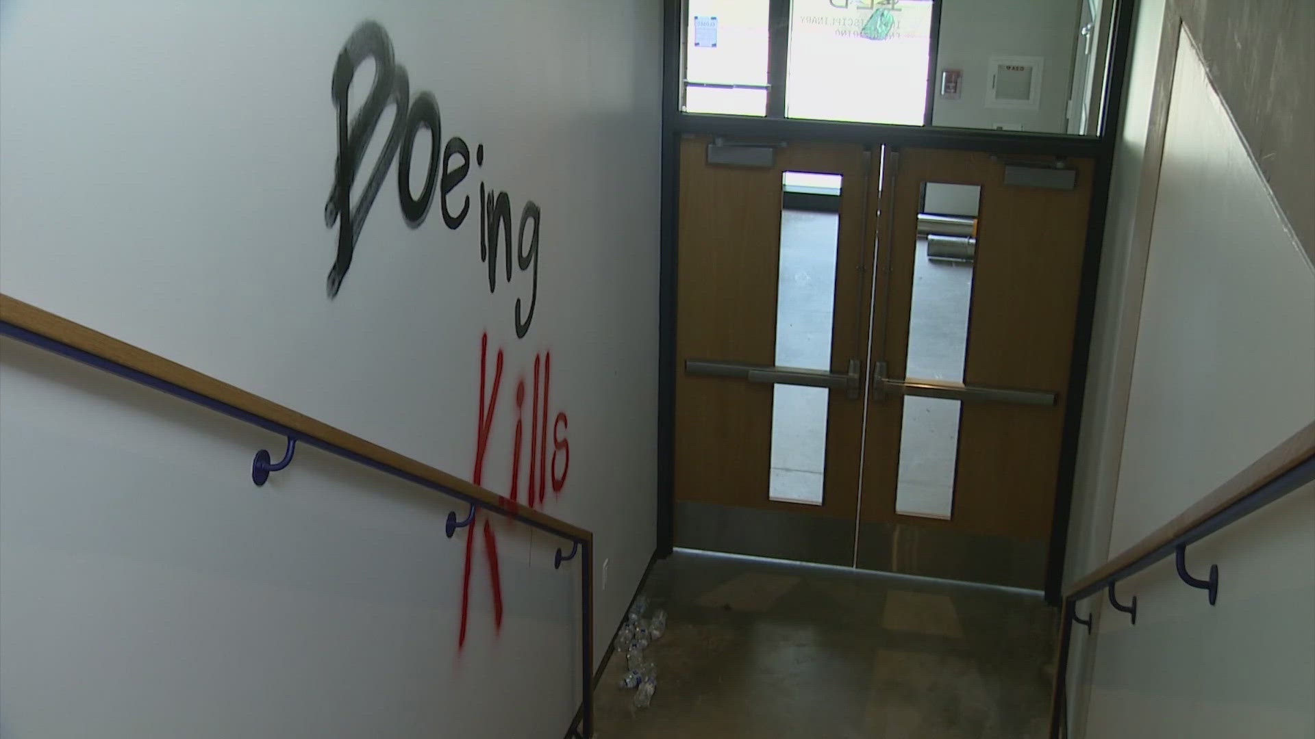 'Wow, what on Earth happened?': UW students shocked by protest damage ...
