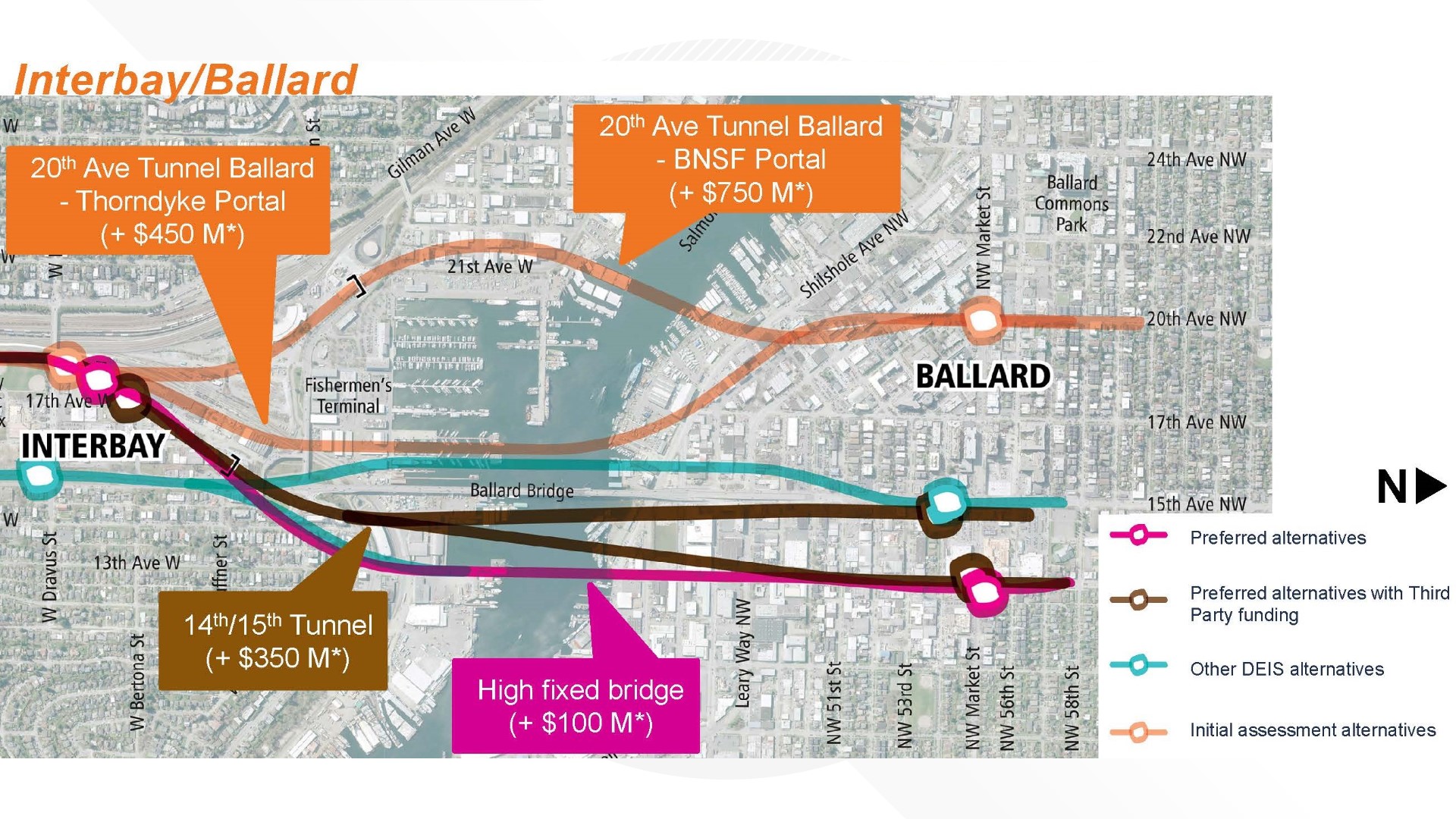 Sound Transit won’t study pricier light rail options to Ballard, West ...