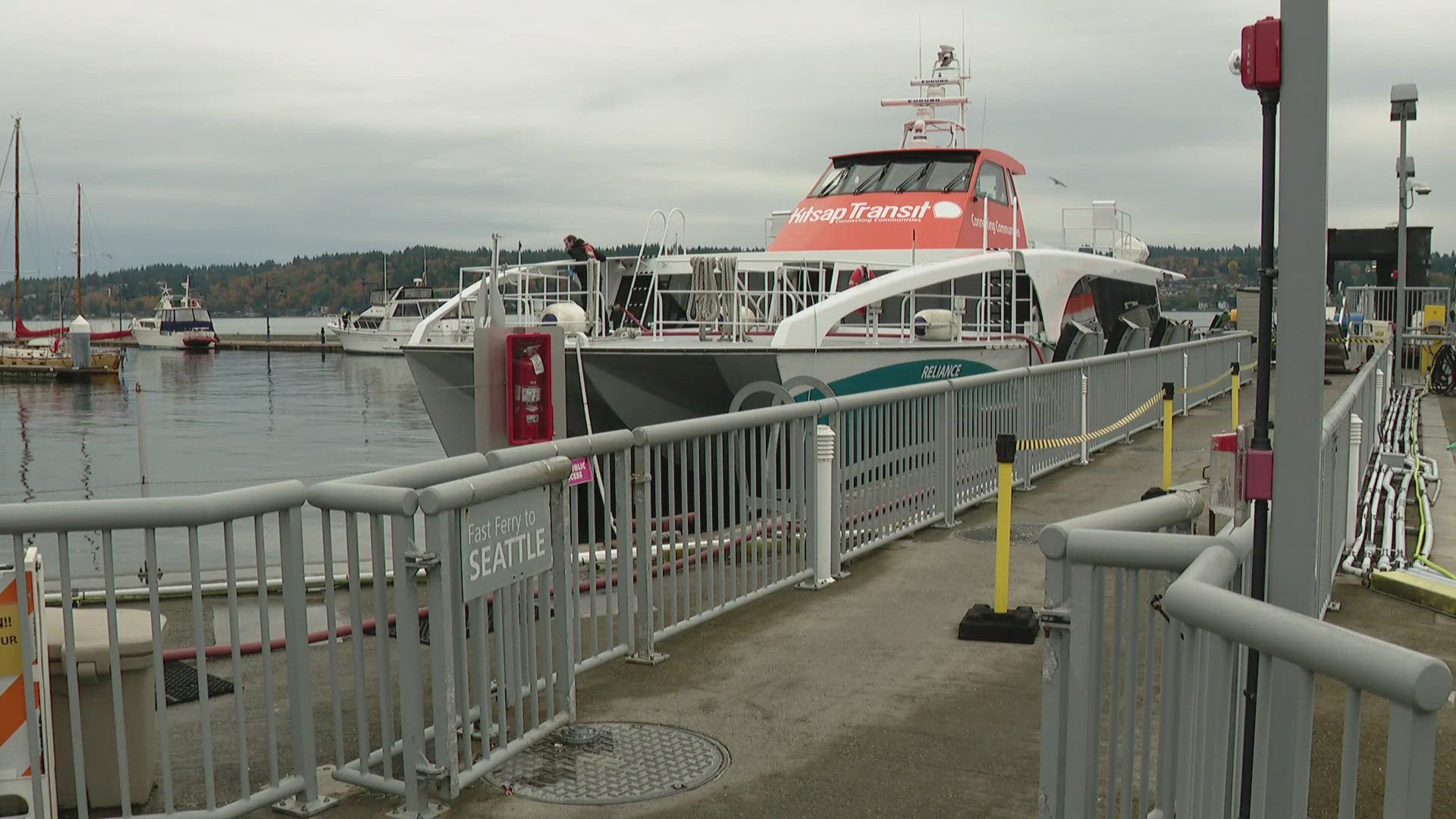 Suspect in Bremerton ferry terminal vandalism arrested | king5.com