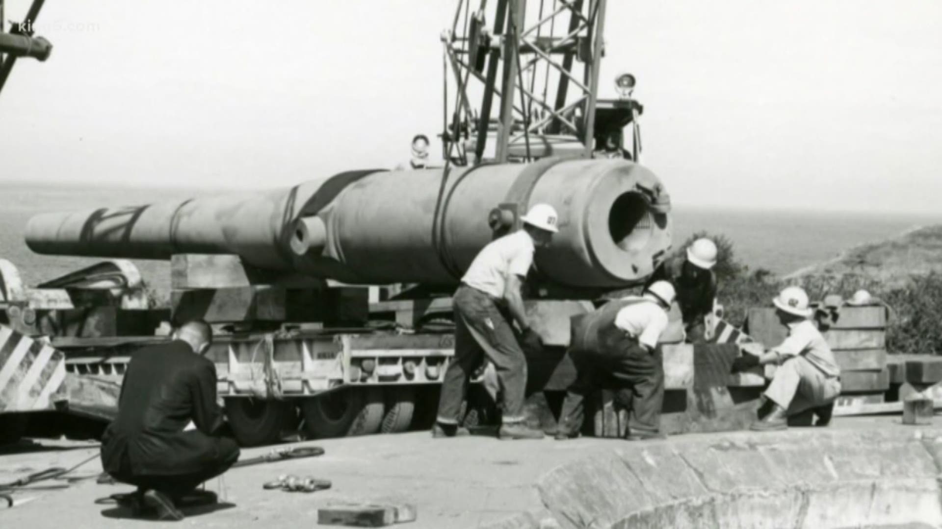 Whidbey Island's 'big guns' celebrate a big anniversary | king5.com