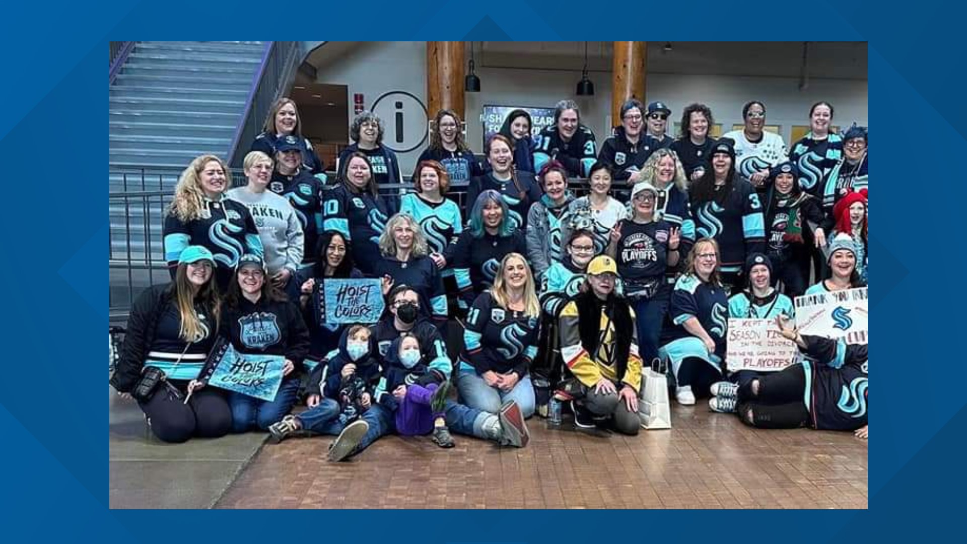 Ladies of the Kraken Facebook page growing during NHL playoffs | king5.com