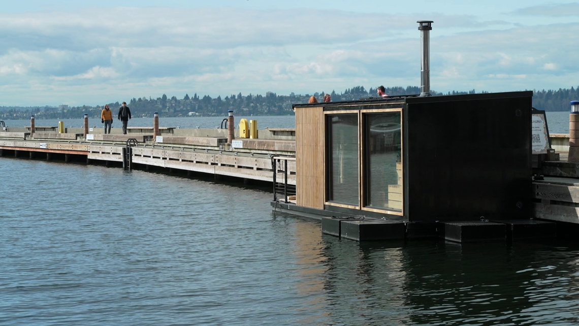 Inside Washington's first public floating sauna - New Day NW | king5.com