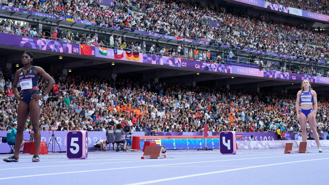 Why do track runners have staggered starts? | Paris Olympics | king5.com