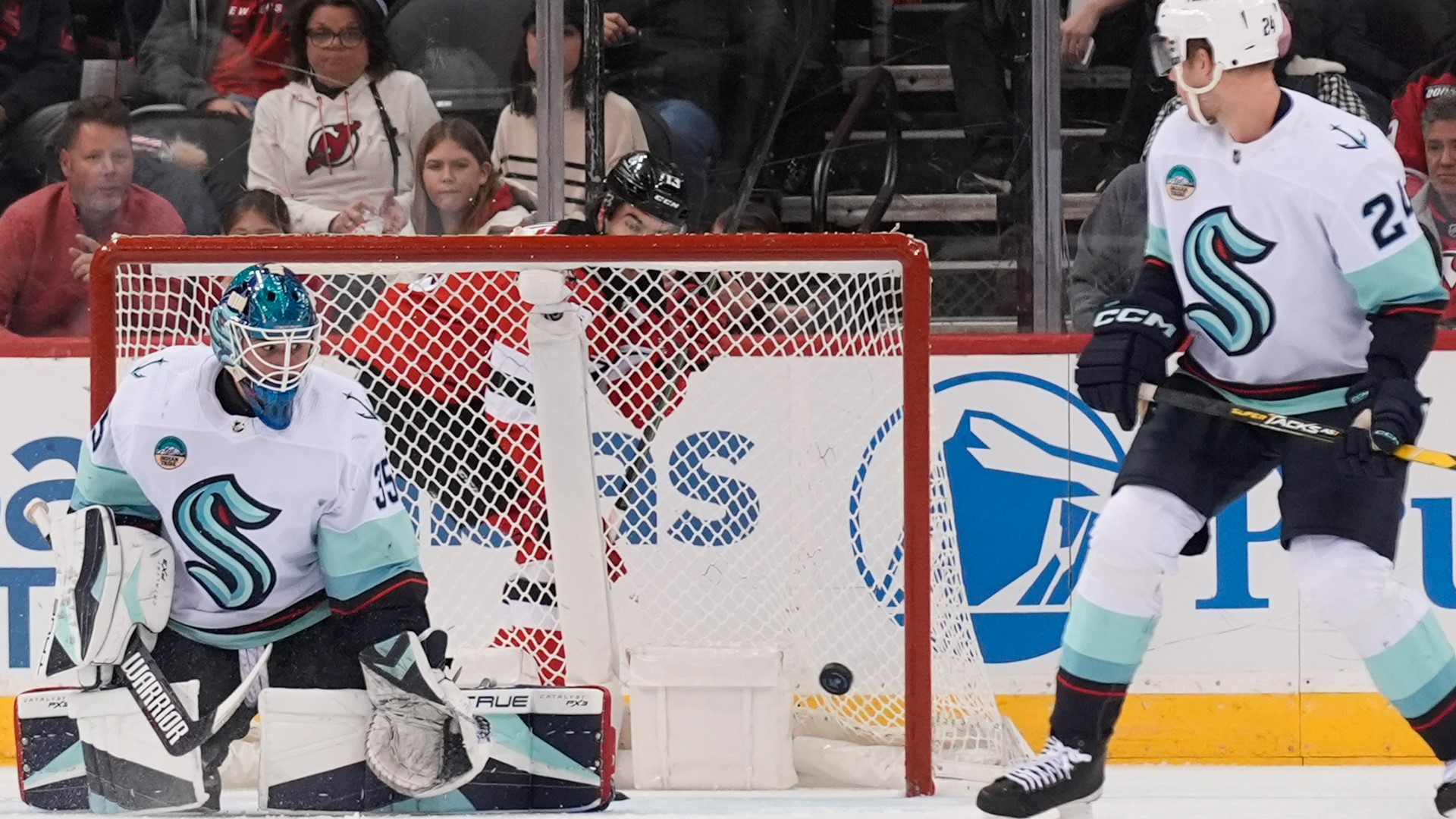 Jack Hughes has a goal and an assist, Nico Daws makes 27 saves to lead ...