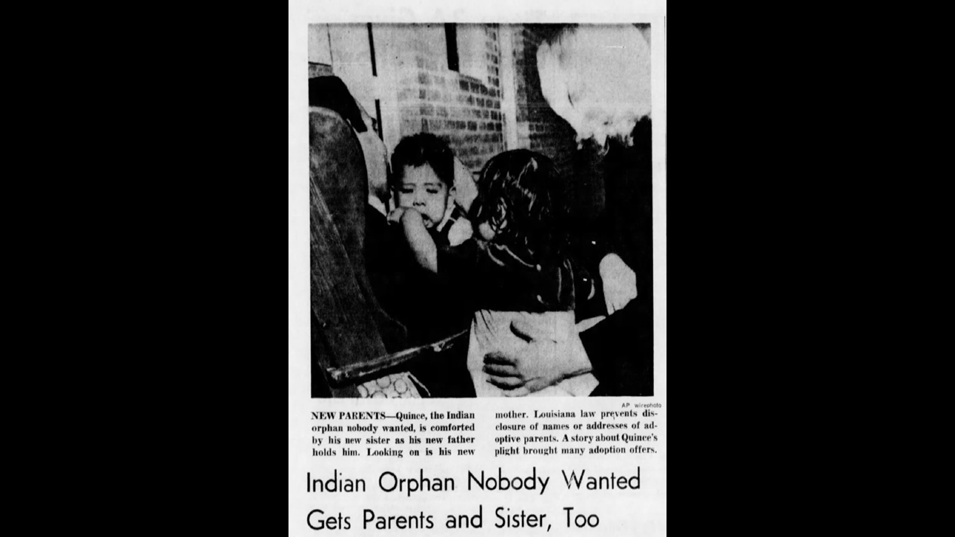 Dark history of the Indian Adoption Project | king5.com