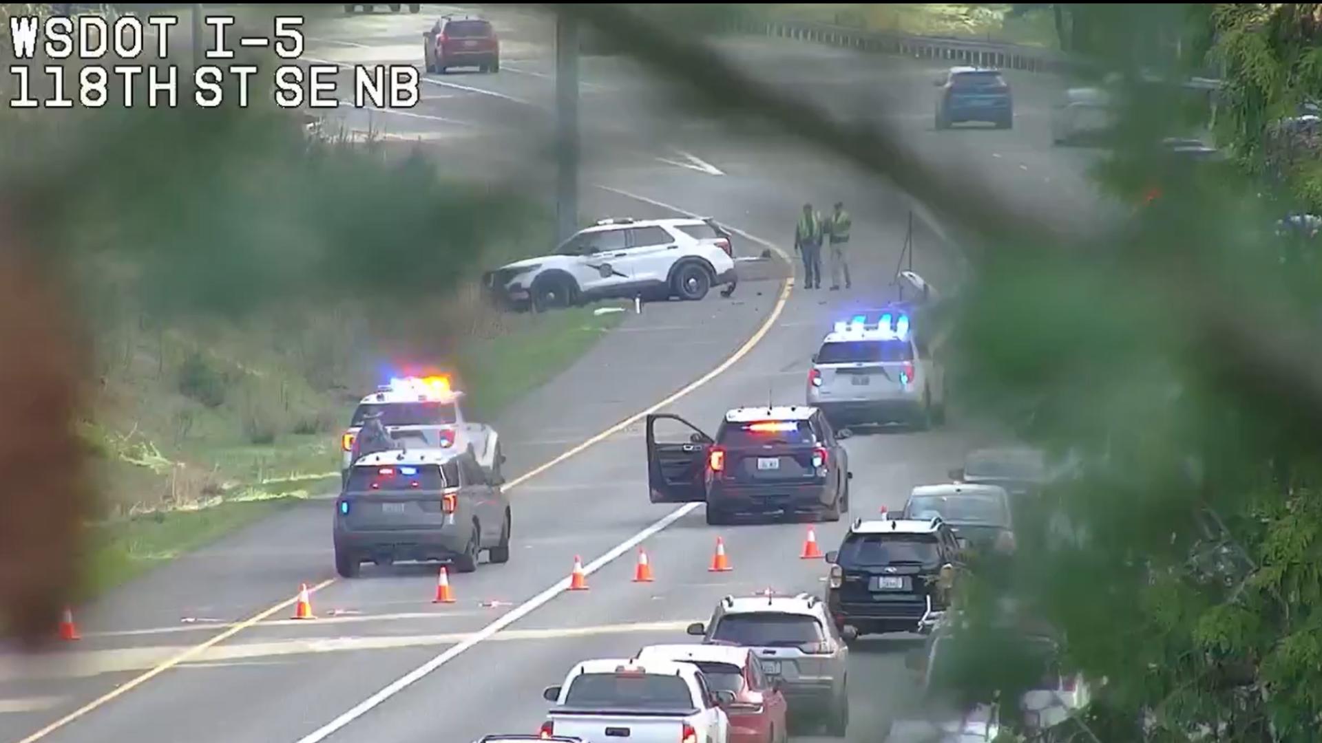 WSP: DUI driver hits trooper's car while aiding earlier collision on I ...