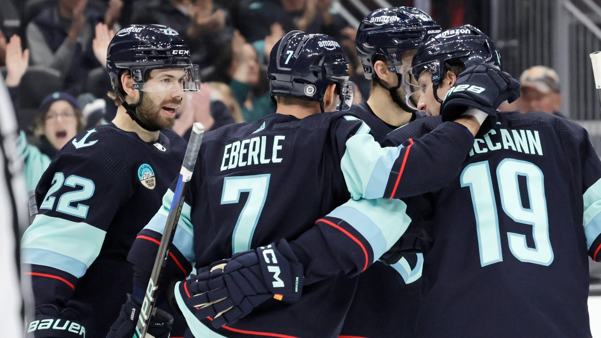 Eberle has 2 goals and an assist as Kraken beat Blue Jackets 4-2 ...