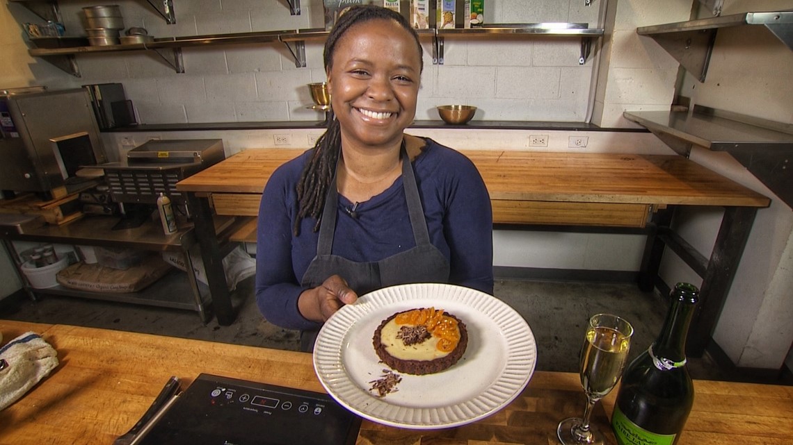 Chef Makini Howell's Lemon Champagne Tart - Cooking Demo and Recipe ...