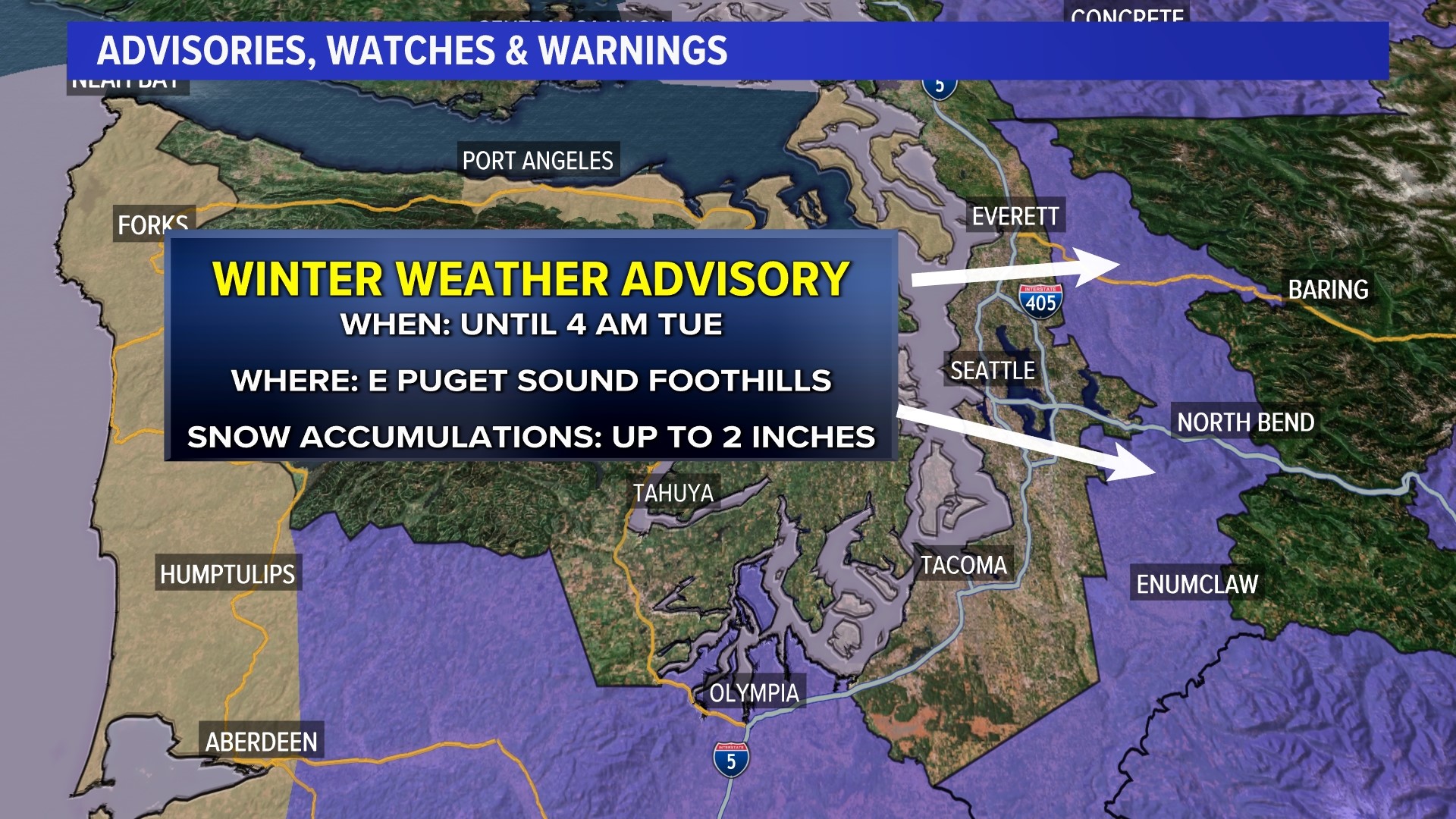 Seattle snow forecast: Snow possible in western Washington | king5.com
