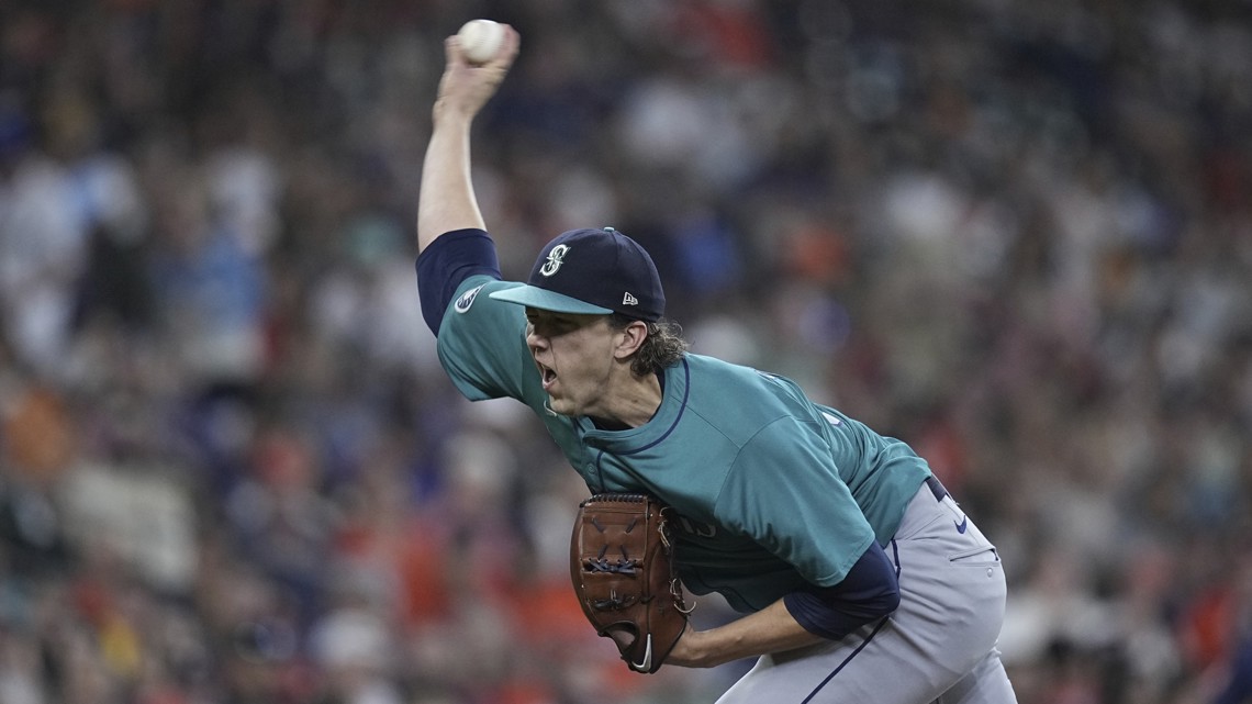 Logan Gilbert throws 8 dominant innings in Mariners' 5-0 victory over ...