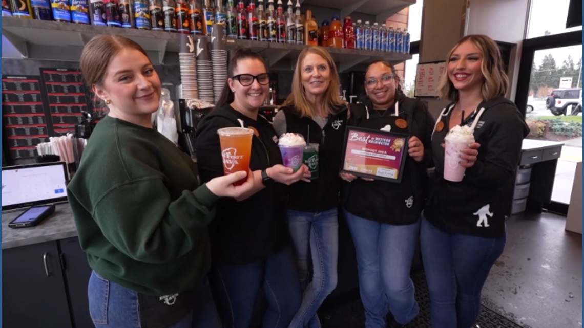 Buzzing with Joy: Bigfoot Java has customers driving up for pick me up's - 2025's Best | king5.com