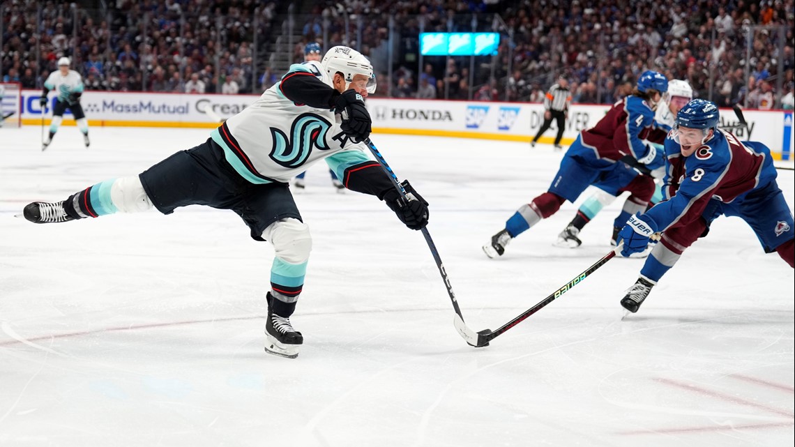 Kraken, Avalanche square off with series tied 1-1 | king5.com