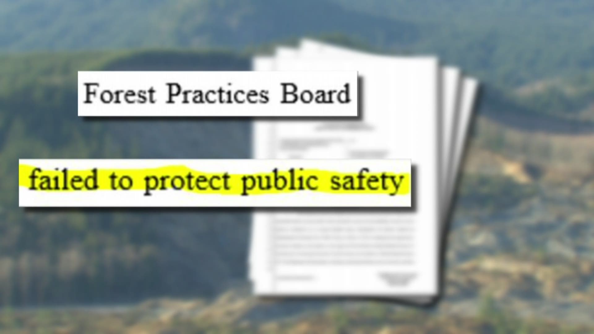 State Forest Practices Board sued by homeowners, geologist | king5.com