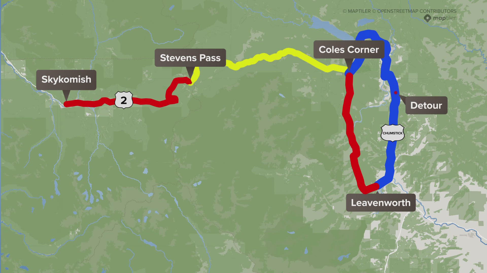 Highway 2 to partially reopen Monday, restoring skier access to Stevens ...